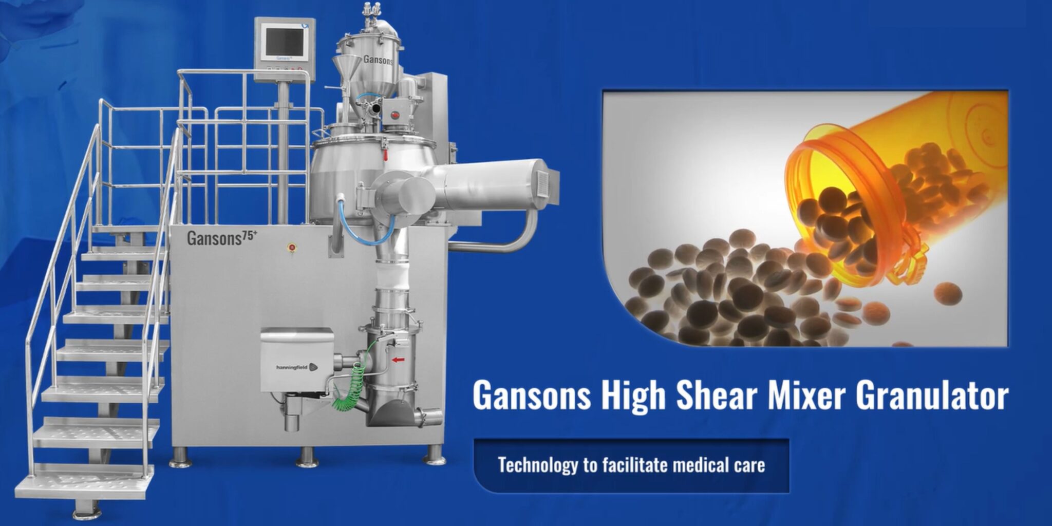 Gansons High Shear Mixer Granulator - Maximize Productivity